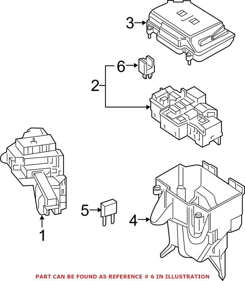 Mercedes Accessory Power Relay 0035421619 Genuine Mercedes-Benz 0035421619