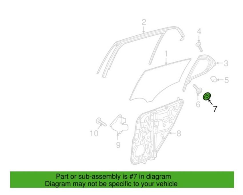 Mercedes Door Plug 0039981450 Genuine Mercedes-Benz 0039975586
