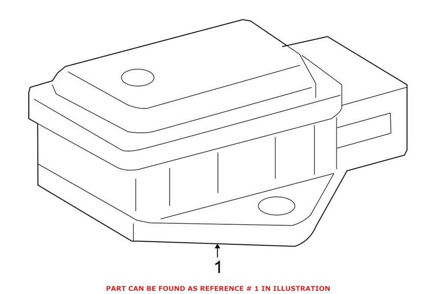 Mercedes Suspension Yaw Sensor 0055422718 – Genuine Mercedes Genuine ...