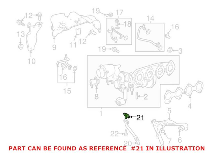 Mercedes Turbocharger Oil Line Gasket 0239978548 Genuine Mercedes-Benz ...