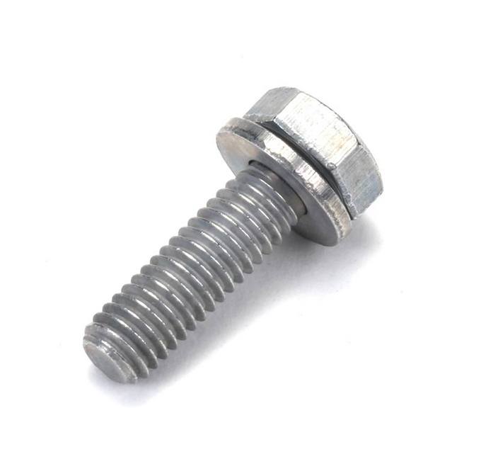 Hex Bolt (w/ Washer) (M6x20) Genuine BMW 07119904527