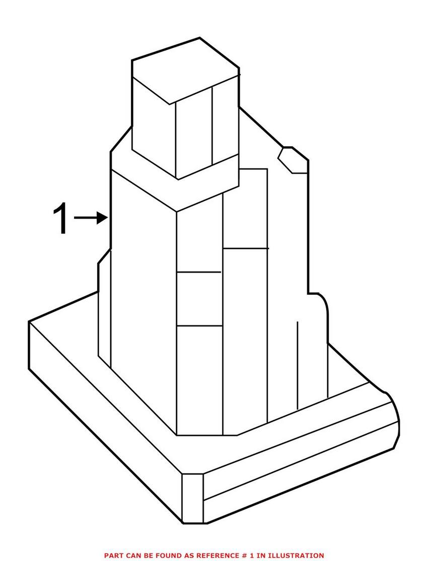 Mercedes License Plate Light Assembly – Rear 0999068400 Genuine ...