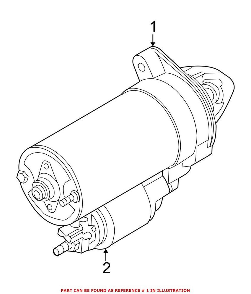 BMW Starter Motor Genuine BMW 12418581098