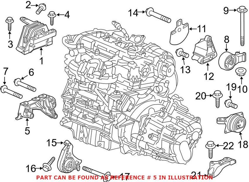 Engine Mount Bracket – Passenger Side Genuine Saab 13227754