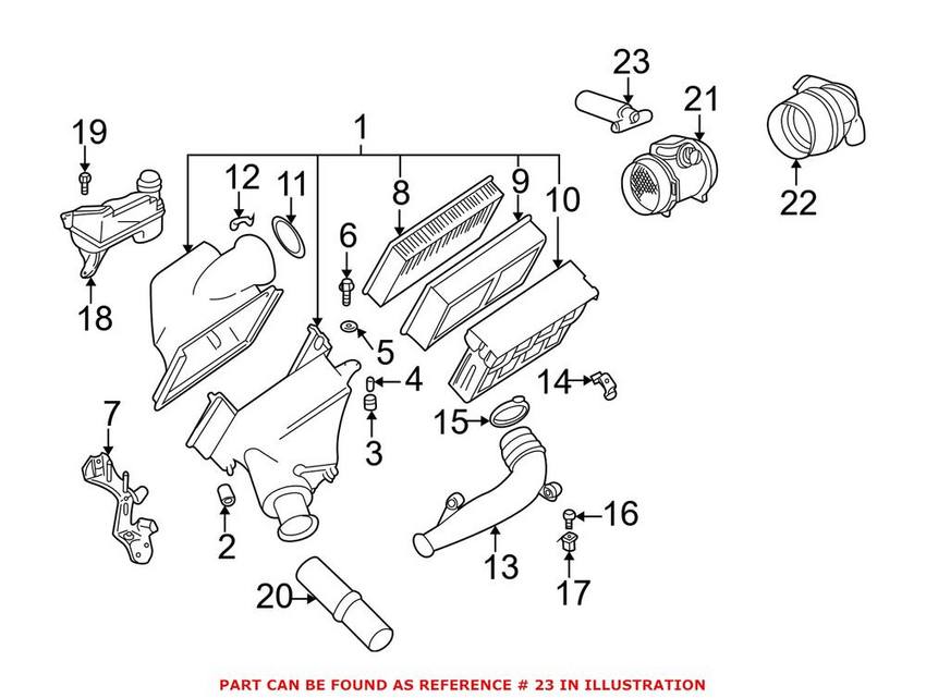 BMW Idle Control Valve 13411744713 Genuine BMW 13411744713