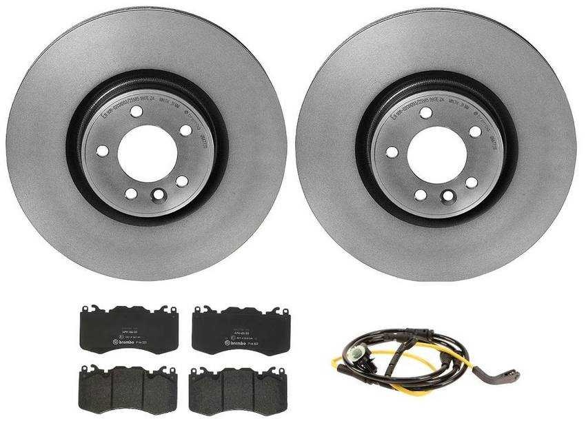 Brembo Brake Pads and Rotors Kit – Front (380mm) (Low-Met) Brembo ...