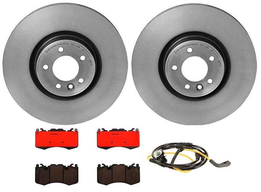 Land Rover Brakes Kit – Brembo Pads and Rotors Front (380mm) (Ceramic ...