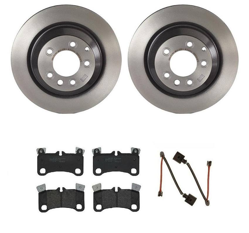 Brembo Brakes Kit – Pads and Rotors Rear (358mm) (Low-Met) Brembo ...