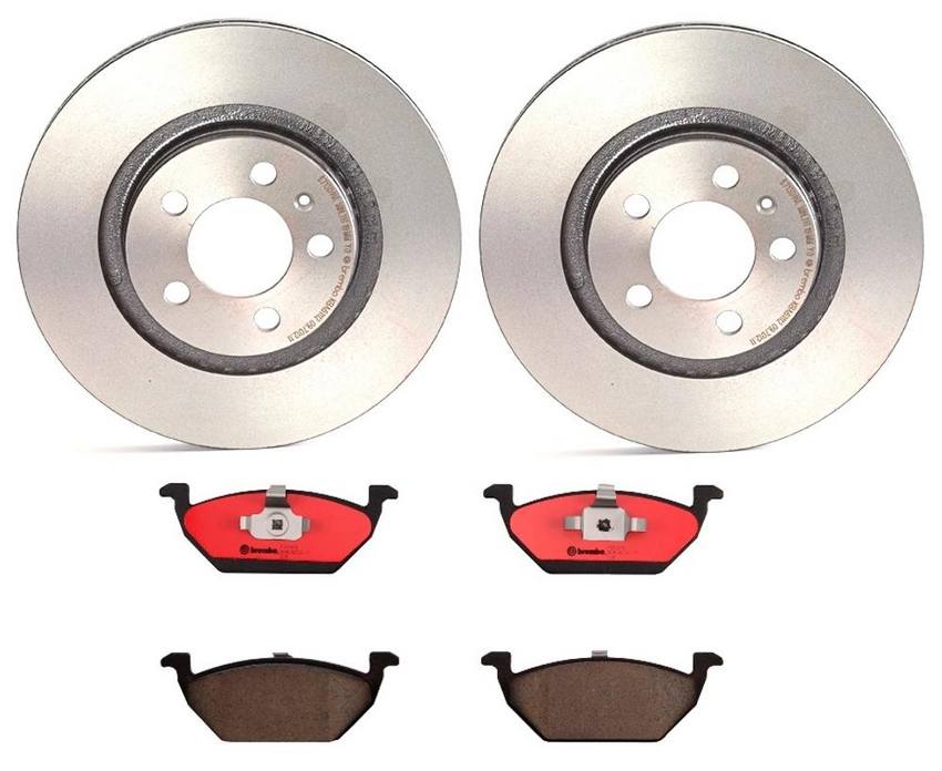 Brembo Brake Pads and Rotors Kit – Front (280mm) (Ceramic) Brembo ...