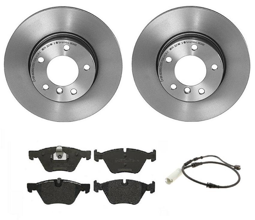 Brembo Brake Pads and Rotors Kit – Front (300mm) (Low-Met) Brembo ...