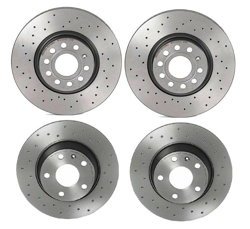 Audi Disc Brake Kit – Rotors Front and Rear (312mm/286mm) (Xtra ...