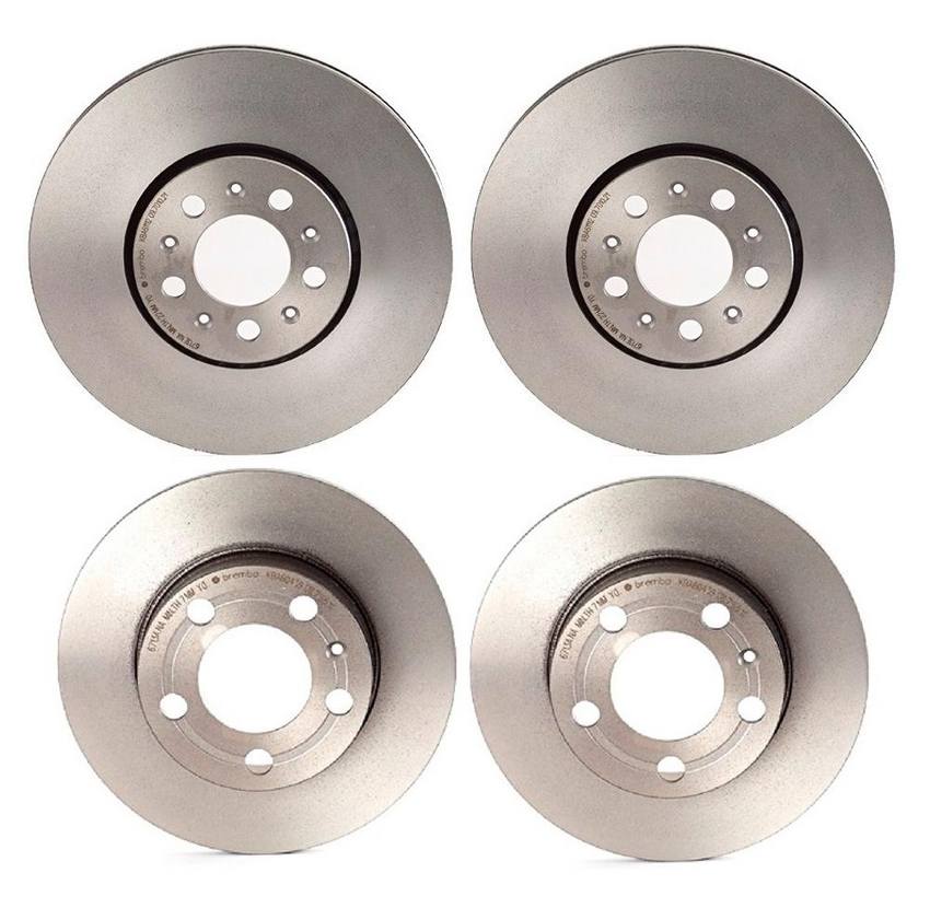 VW Disc Brake Kit – Rotors Front and Rear (288mm/232mm) 6R0615301D ...