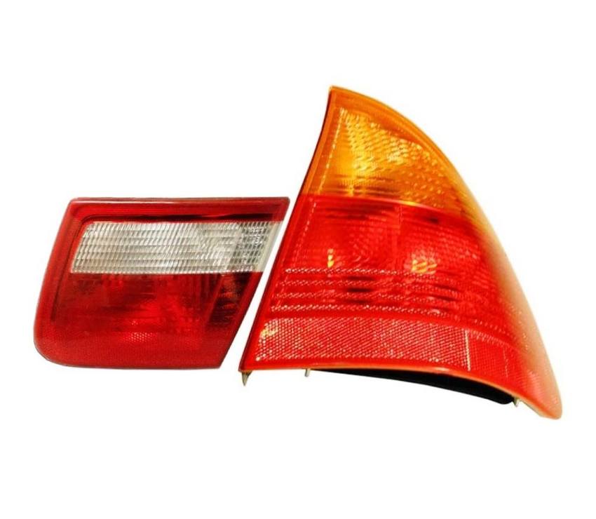 Tail Light Set – Passenger Side Inner and Outer (Yellow Turn Signal ...