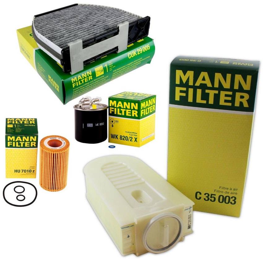 Mercedes Filter Service Kit 6511800109 – MANN-FILTER 1646204KIT Mann ...