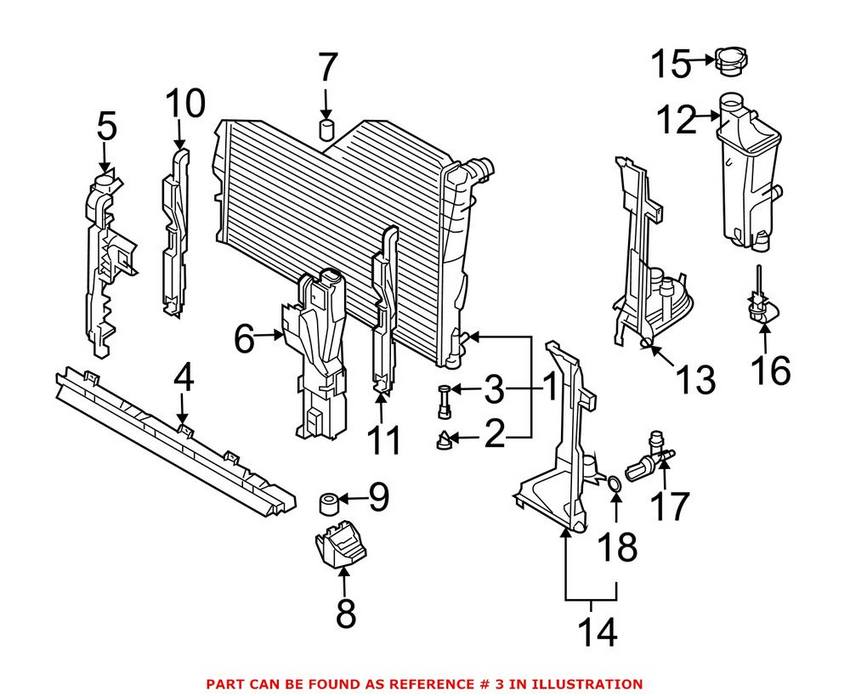 BMW Radiator Drain Plug 17111437359 Genuine BMW 17111437359