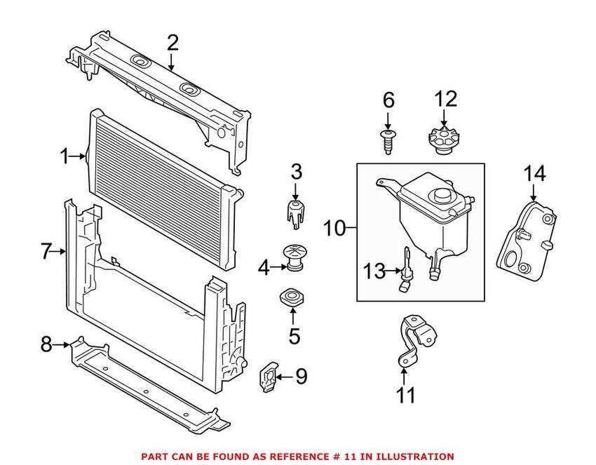 BMW Air Cleaner Bracket 17137576092 – Genuine BMW Genuine BMW 17137576092