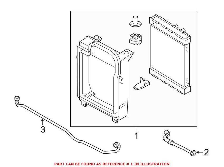 BMW Engine Oil Cooler 17217645692 Genuine BMW 17217645692