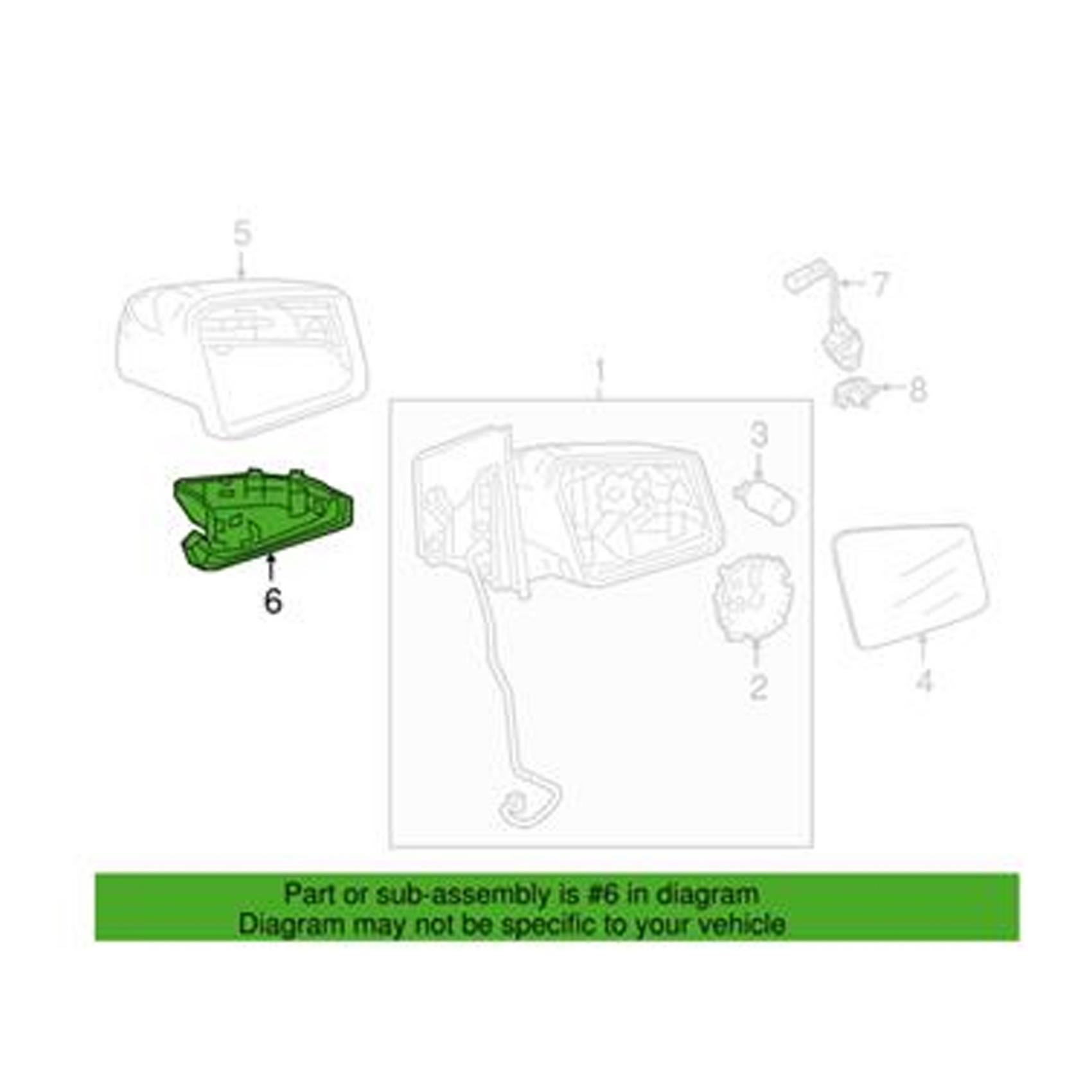 Mercedes Door Mirror Cover – Front Passenger Side 1768100215 Genuine ...