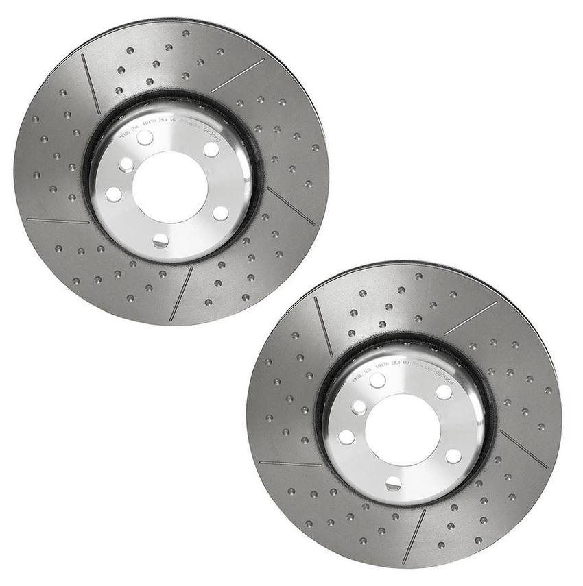BMW Disc Brake Set Kit – Rotors Front (340mm) 34106797602 – Brembo ...