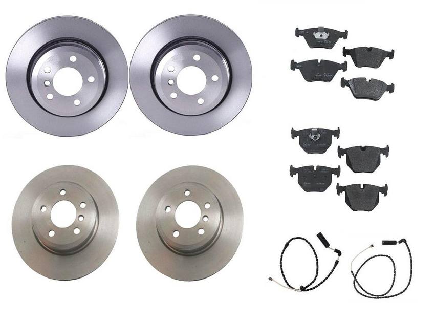 BMW Brake Kit – Pads and Rotors Front & Rear (325mm/320mm) Genuine BMW ...