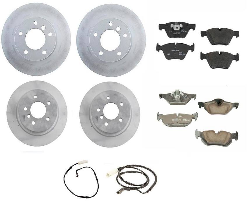 BMW Brake Pad and Rotor Kit – Front and Rear 300mm/300mm Genuine BMW BM ...