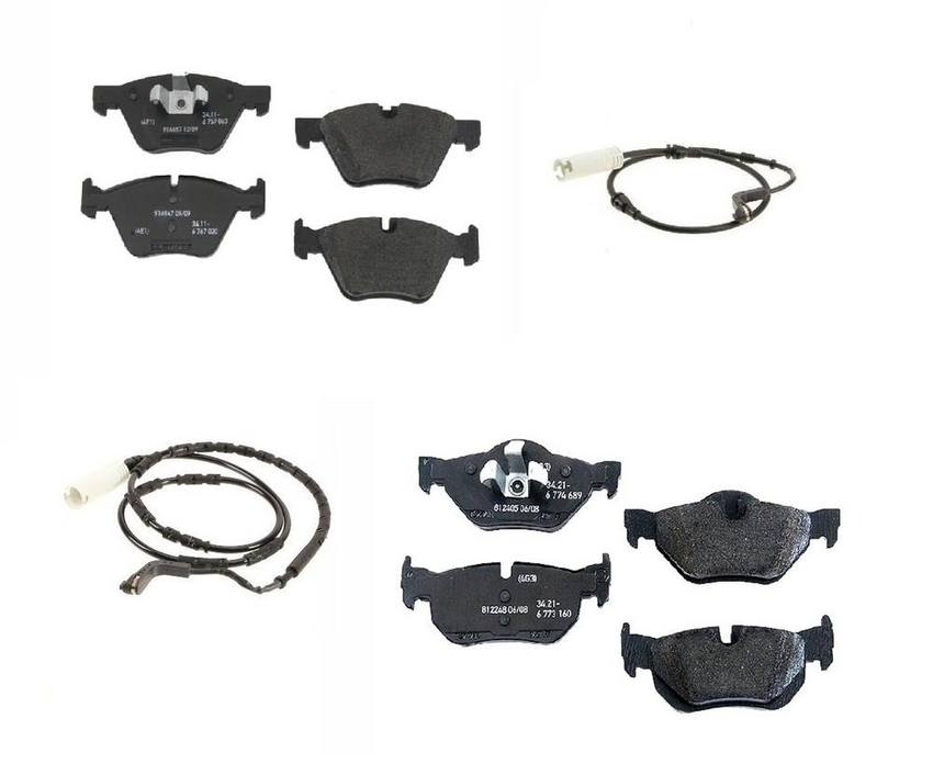 BMW Disc Brakes Kit – Pads Front and Rear Genuine BMW 1789653KIT