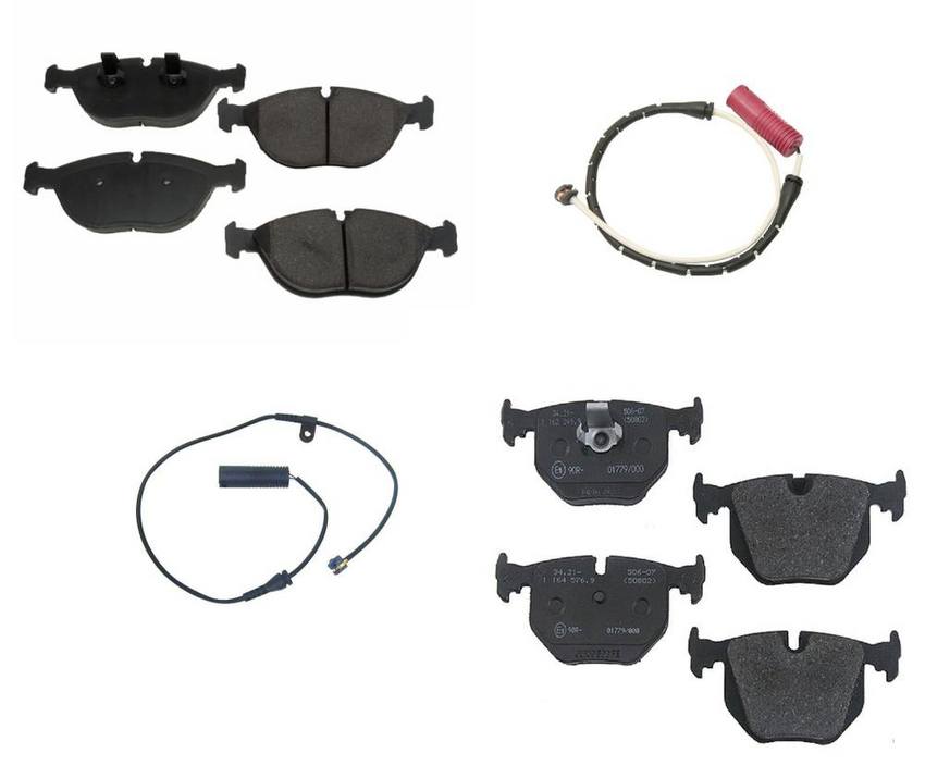 BMW Disc Brakes Kit – Pads Front and Rear Genuine BMW 1813577KIT