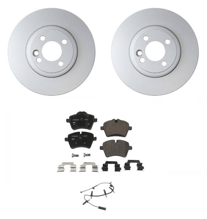 BMW Mini Disc Brake Pad and Rotor Kit ? Front (294mm) Genuine BMW ...