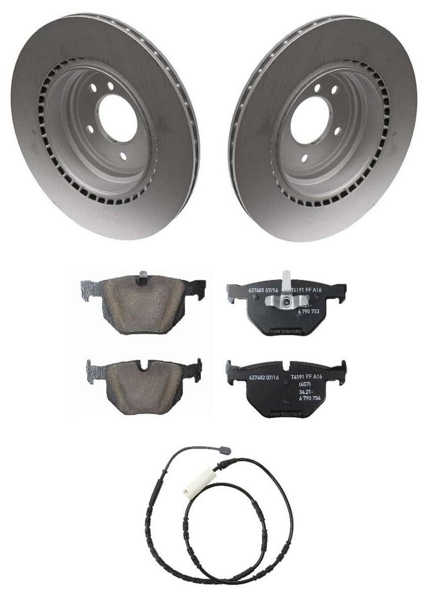 BMW Brake Kit – Pads and Rotors Rear (336mm) Genuine BMW 1814414KIT