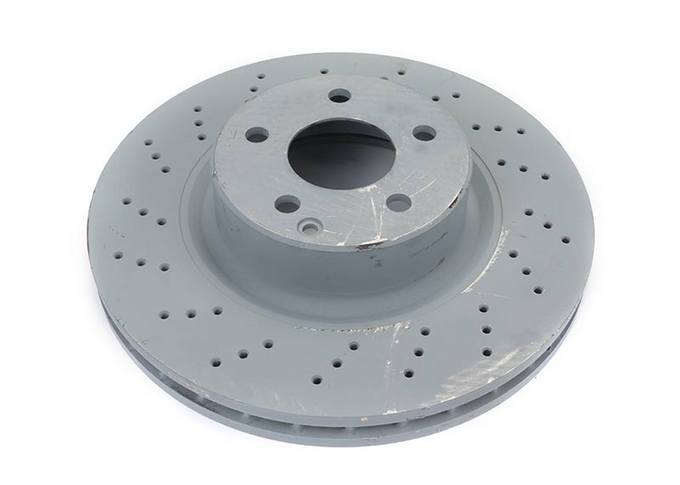 Mercedes Disc Brake Rotor – Front (330mm) (Cross-drilled) Genuine ...