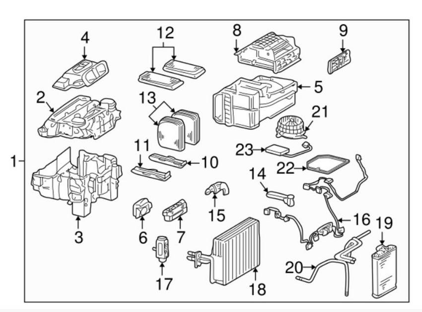 Mercedes HVAC Heater Hose 2208324494 – Genuine Mercedes Genuine ...