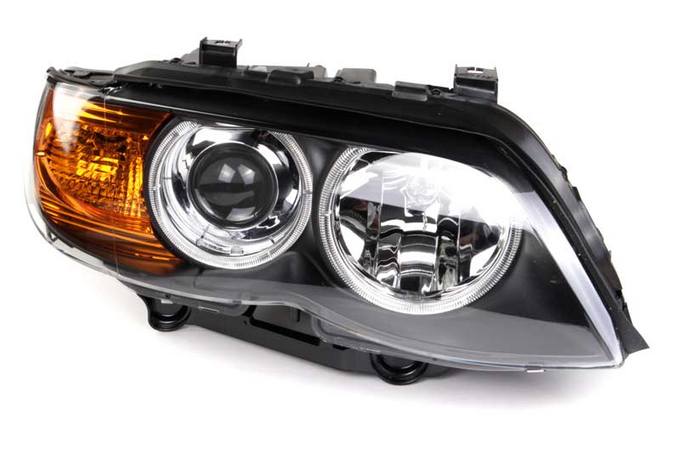 BMW Headlight Assembly - Passenger Side (Halogen) 63127164424 - Hella ...