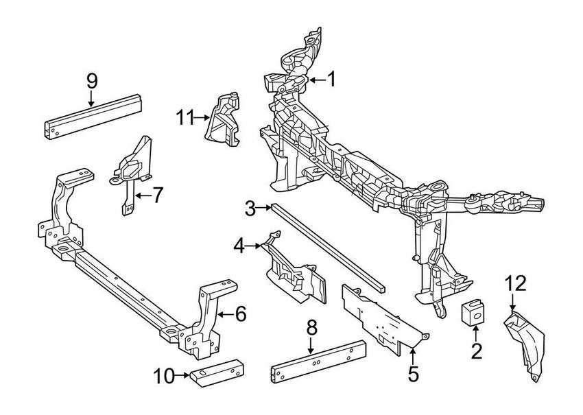 Mercedes Engine Air Intake Hose – Front 2465050830 Genuine Mercedes ...
