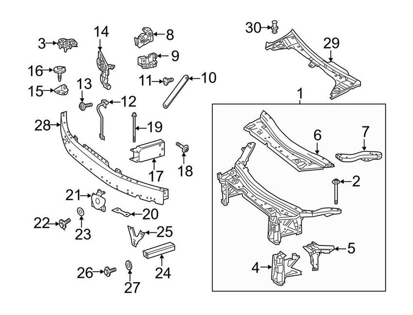 Mercedes Engine Air Intake Hose – Front 2535001100 Genuine Mercedes ...
