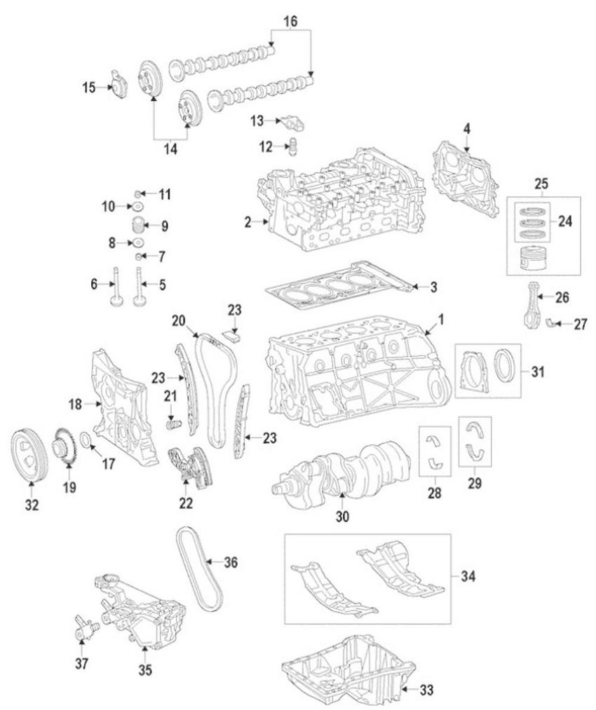 Mercedes Engine Timing Chain Guide – Upper 2700521300 Genuine Mercedes ...