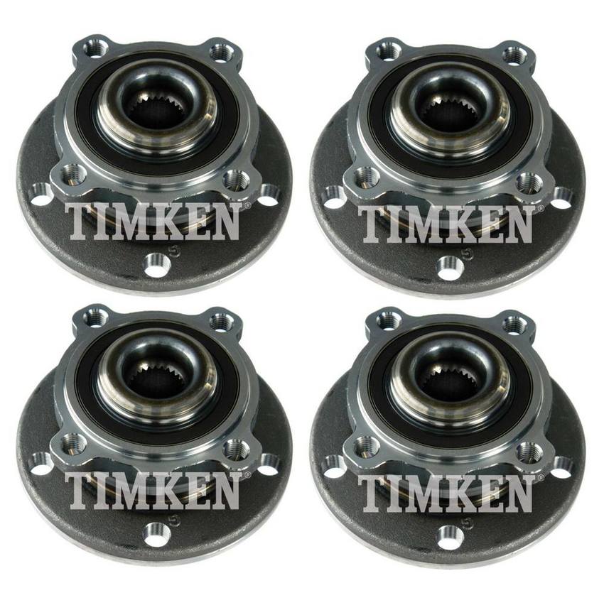 Mini Wheel Bearing and Hub Assembly Kit – Front and Rear 31209806297 ...