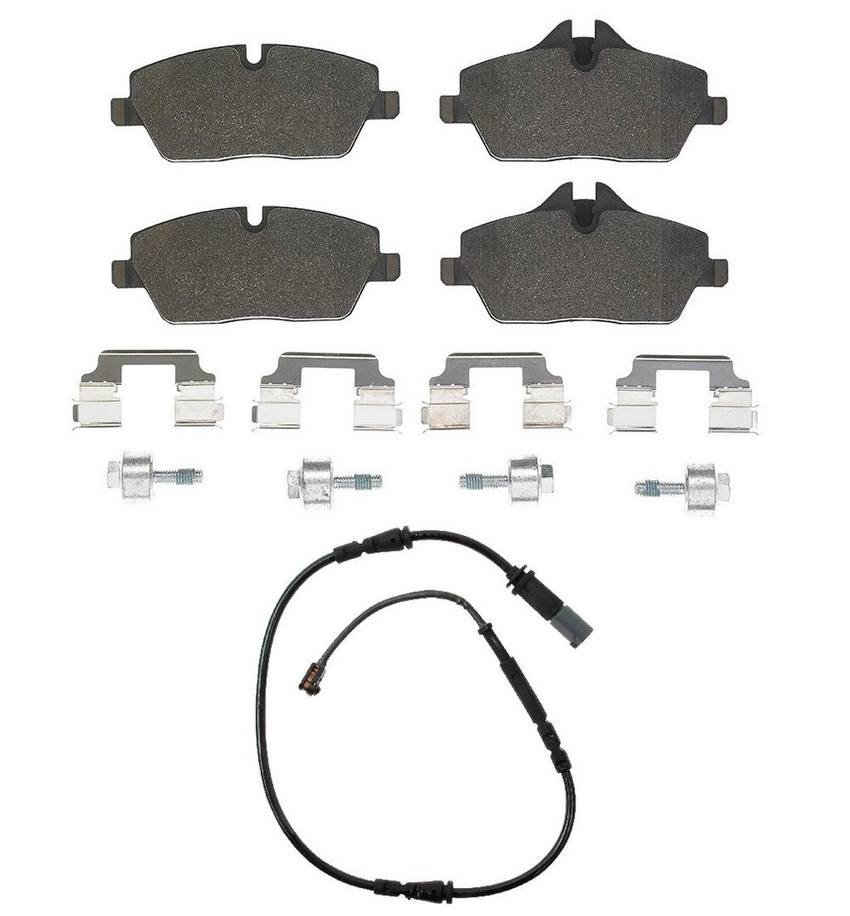 BMW Disc Brake Pad Set – Front (w/ Sensor) Genuine BMW 2892172KIT