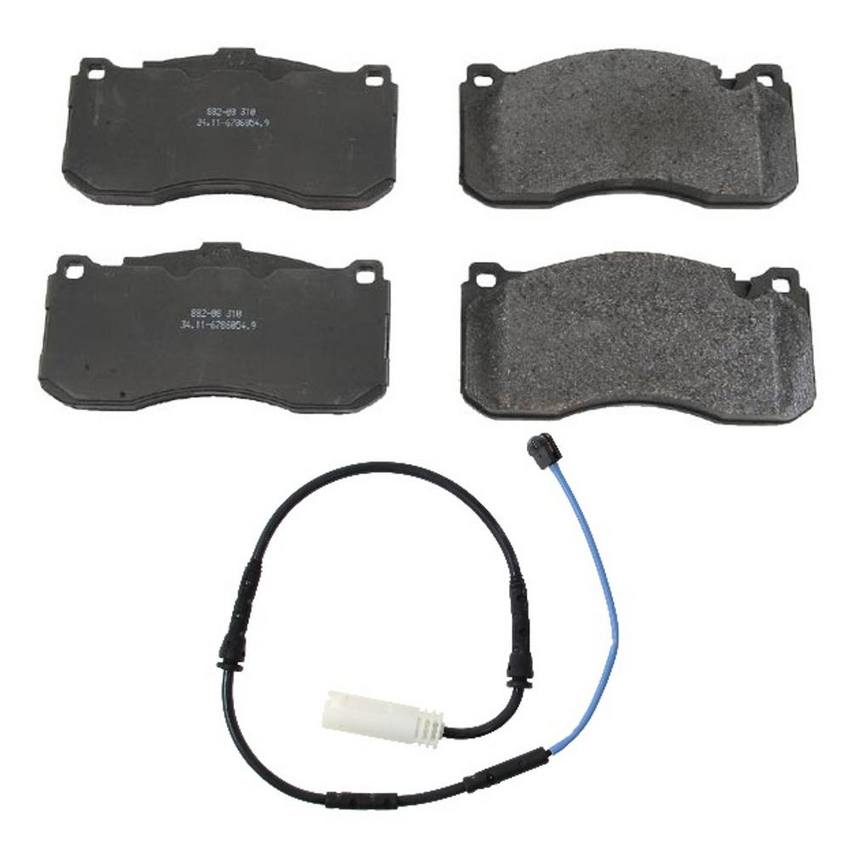 BMW Disc Brake Pad Set – Front (w/ Sensor) Genuine BMW 2892496KIT