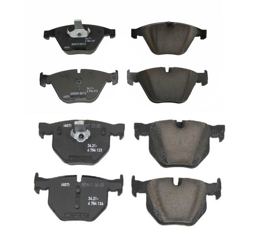 BMW Disc Brakes Kit – Pads Front and Rear Genuine BMW 2892742KIT