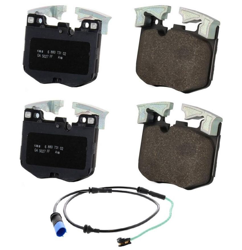 BMW Disc Brake Pad Set – Front w/ Sensor Genuine BMW BM-2894235-KIT