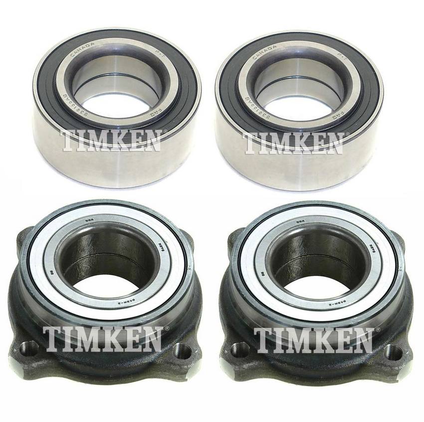 BMW Wheel Bearing Assembly Kit – Front and Rear 31226783913 – Timken ...