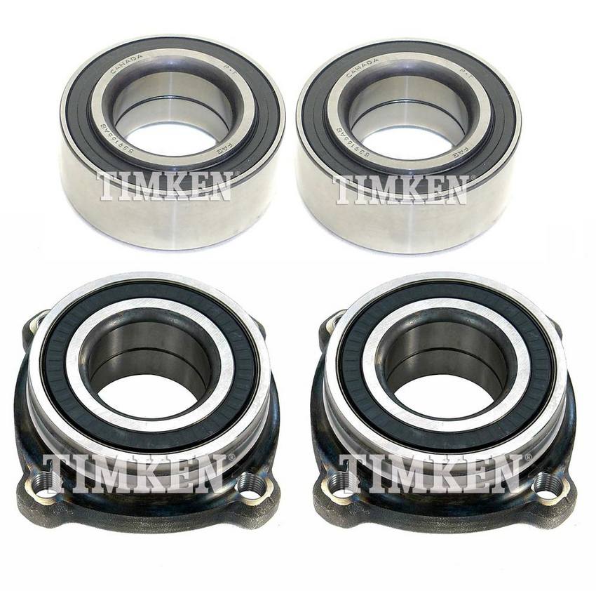 BMW Wheel Bearing Assembly Kit – Front and Rear 31226783913 – Timken ...