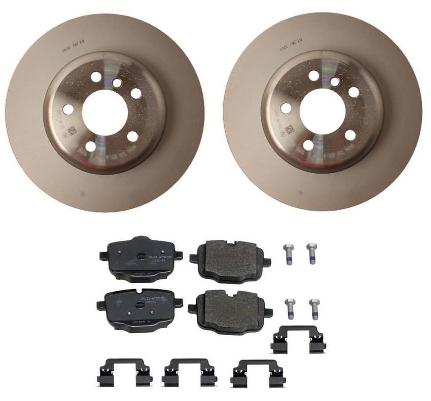 BMW Brake Kit – Pads and Rotors Rear (345mm) Genuine BMW 2894677KIT