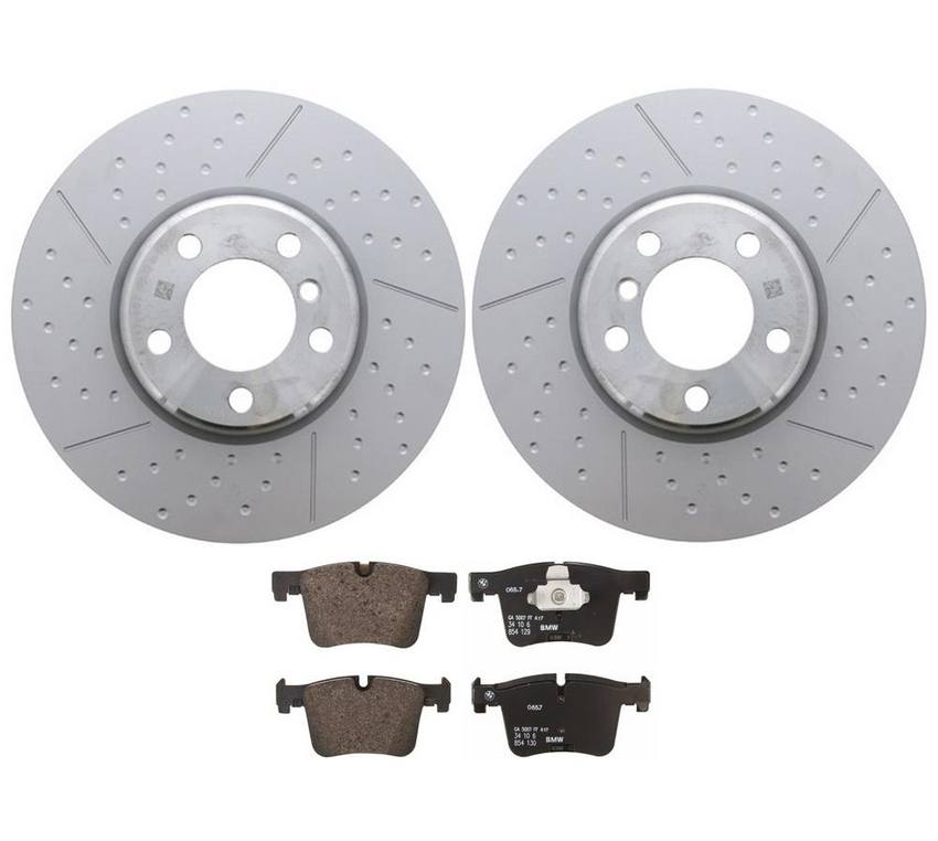 BMW Brake Kit – Pads and Rotors Front (340mm) Genuine BMW 2894833KIT