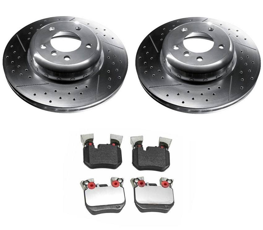 BMW Brake Pad and Rotor Kit – Rear 324mm Genuine BMW BM-2894904-KIT