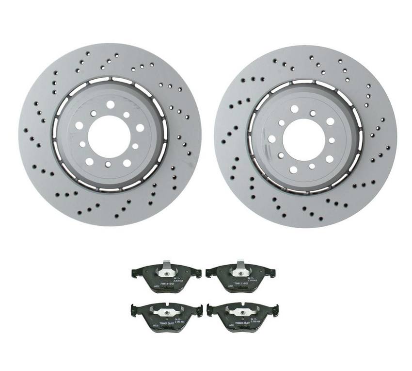 BMW Brake Kit – Pads and Rotors Front (360mm) Genuine BMW 2899097KIT