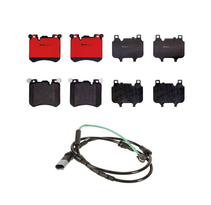 Brembo BMW Brakes Kit – Pads Front (Ceramic) (with Sensor) 34356792568 ...