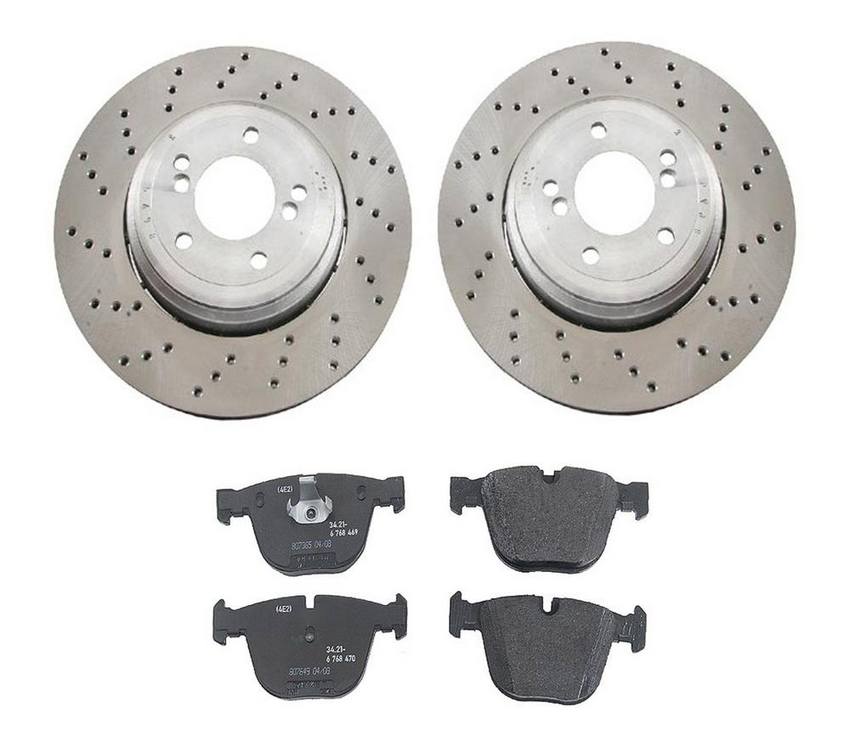 BMW Brake Kit – Pads and Rotors Rear (350mm) Genuine BMW 2904989KIT
