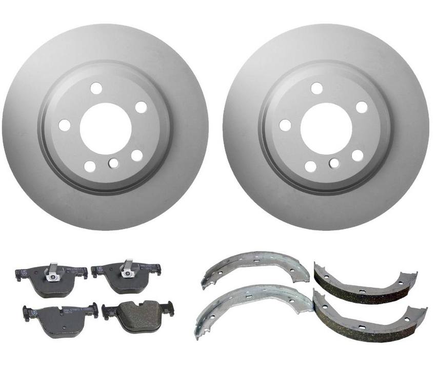 BMW Brake Kit – Pads and Rotors Rear (330mm) Genuine BMW 2905858KIT