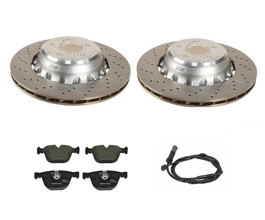 BMW Brake Kit – Pads and Rotors Rear (385mm) Genuine BMW 3023207KIT